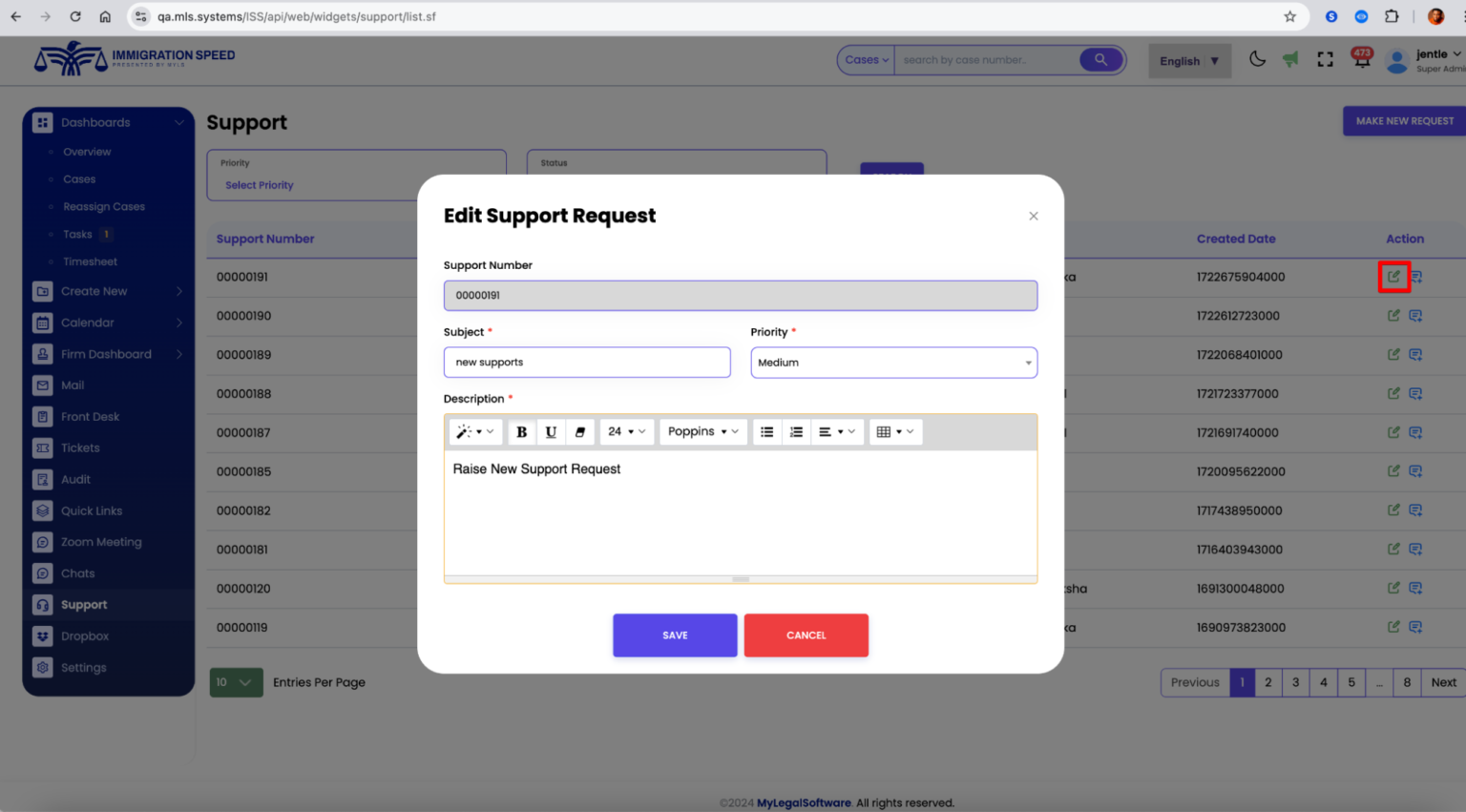 How to edit a support ticket? - Help Site